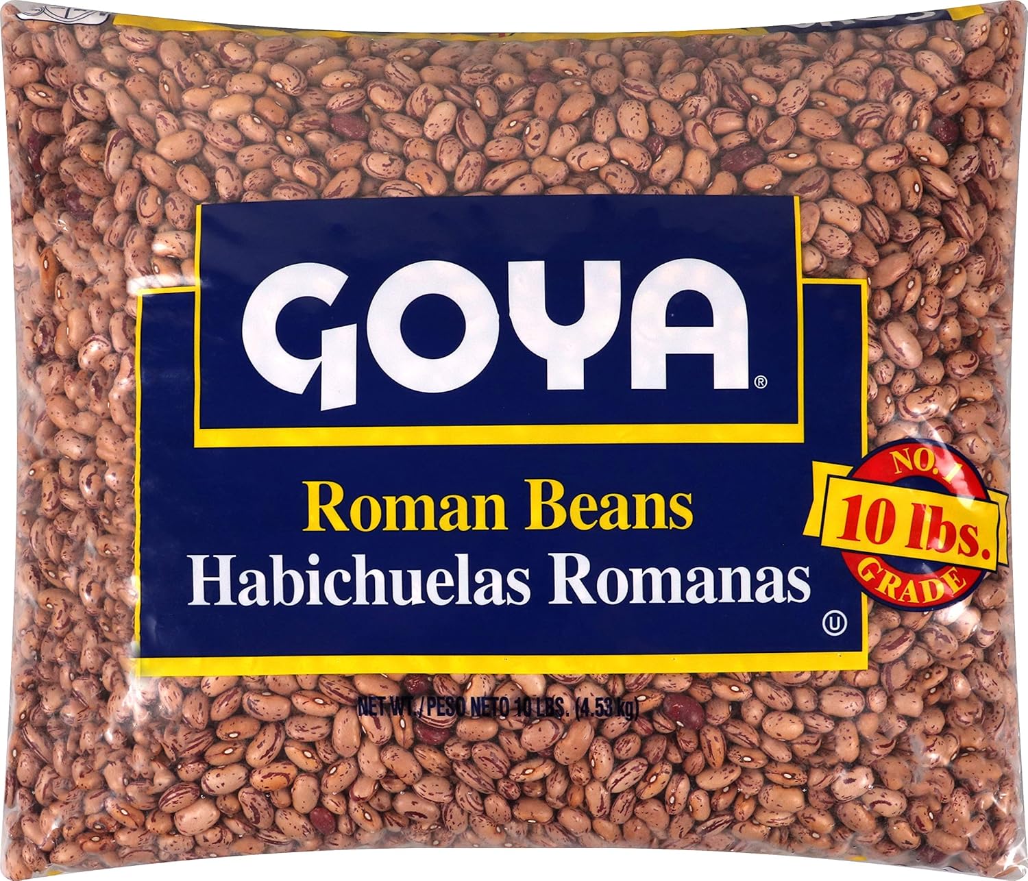 Amazon.com: Goya Foods Roman Beans, Dry, 10 Pound (Pack of 4) : Grocery ...