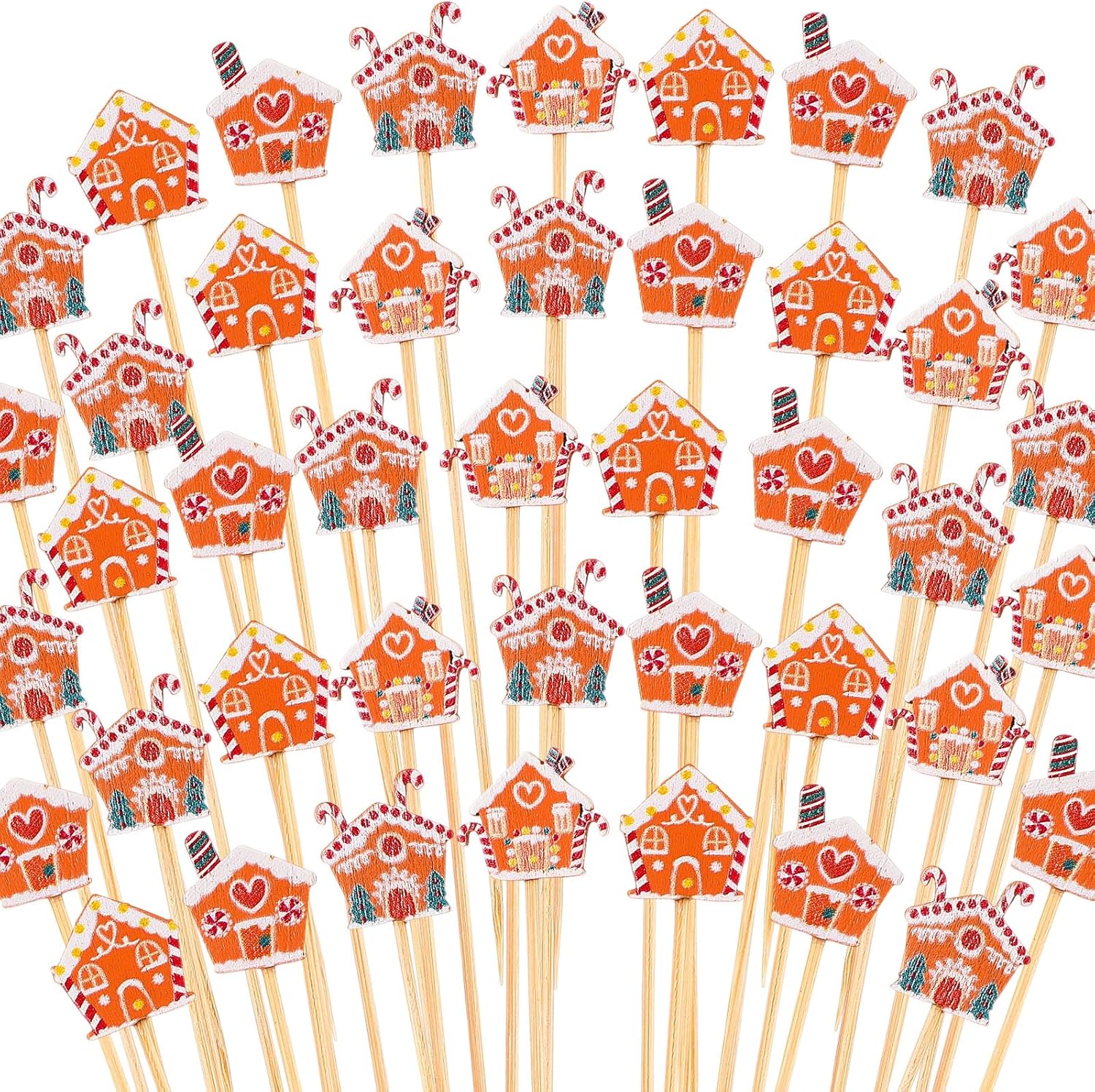 Amazon.com | Hushee 400 Pcs Christmas Cocktail Picks Bulk 4.72 ...