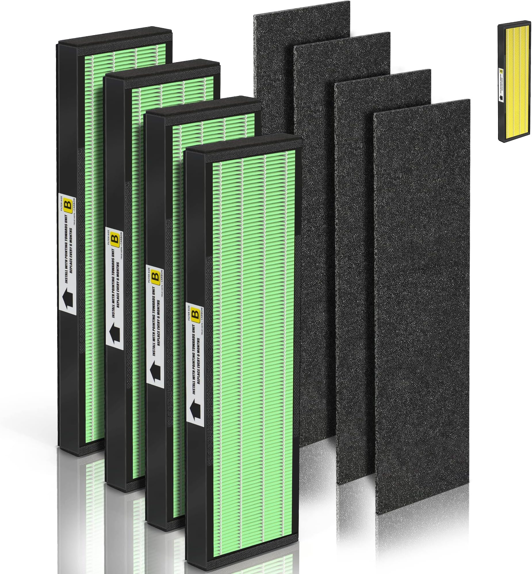 Amazon.com: Carbon Activated Pre-Filter 4-pack Compatible for ...