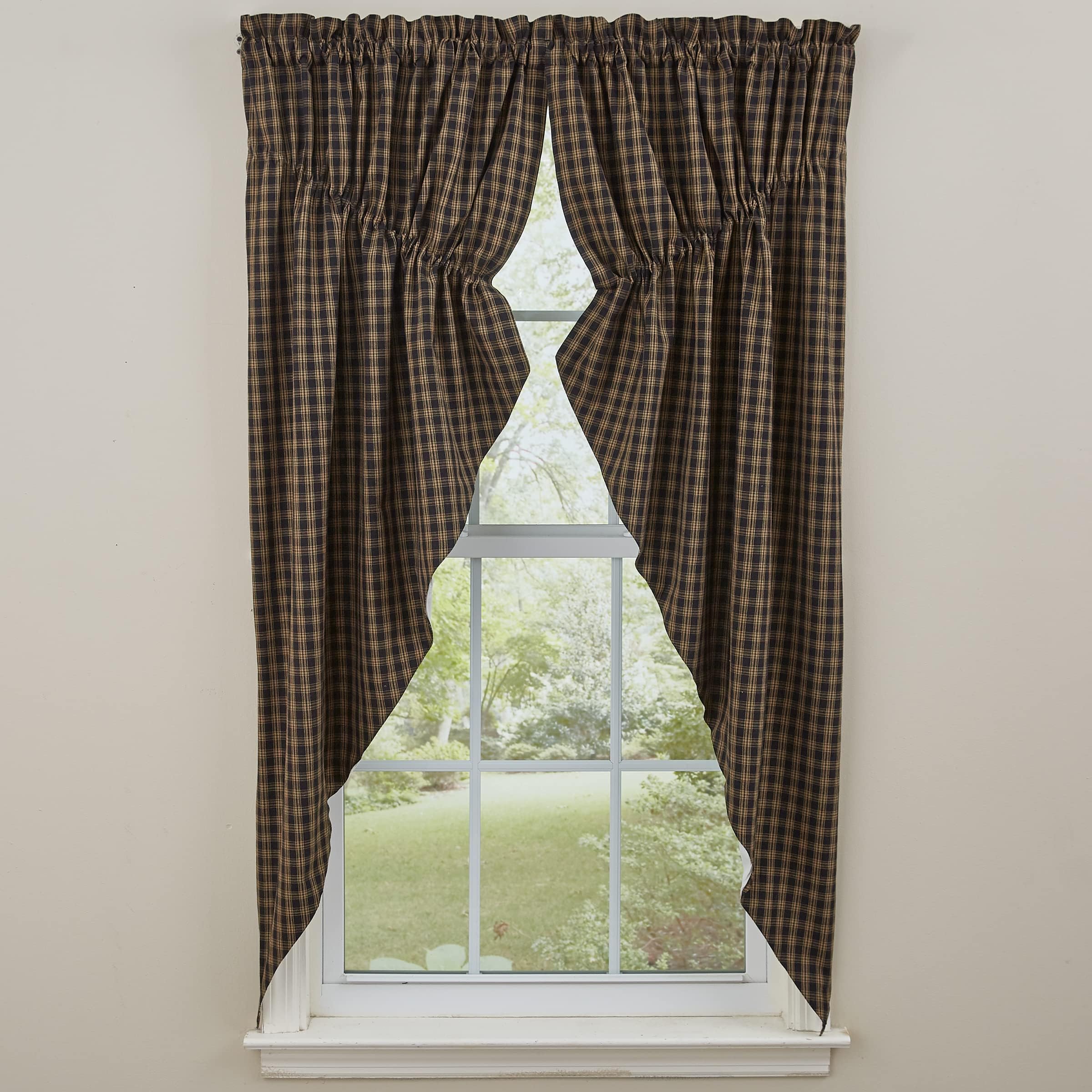 Amazon.com: Park Designs Sturbridge Point Valance, 72 x 15, Black ...