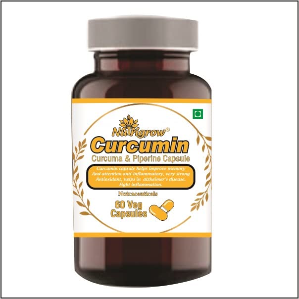 Curcumin Capsules|Helps Reduce Inflammation and Pain|Higher Absorption ...