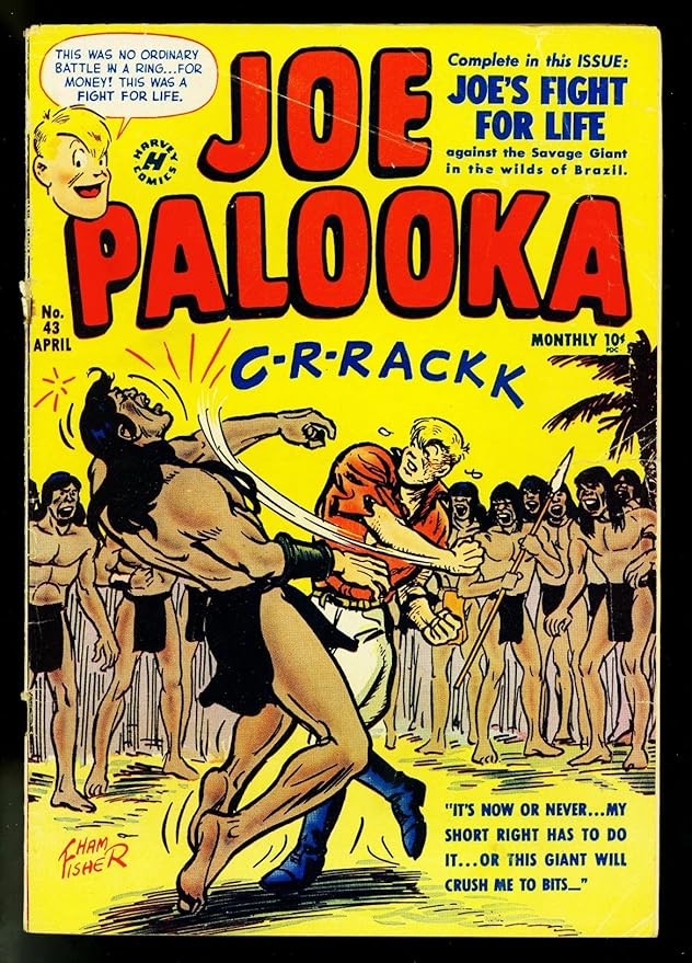 Amazon.com: Joe Palooka #43 1950- Harvey Comics- Ham Fisher- Boxing- VG ...