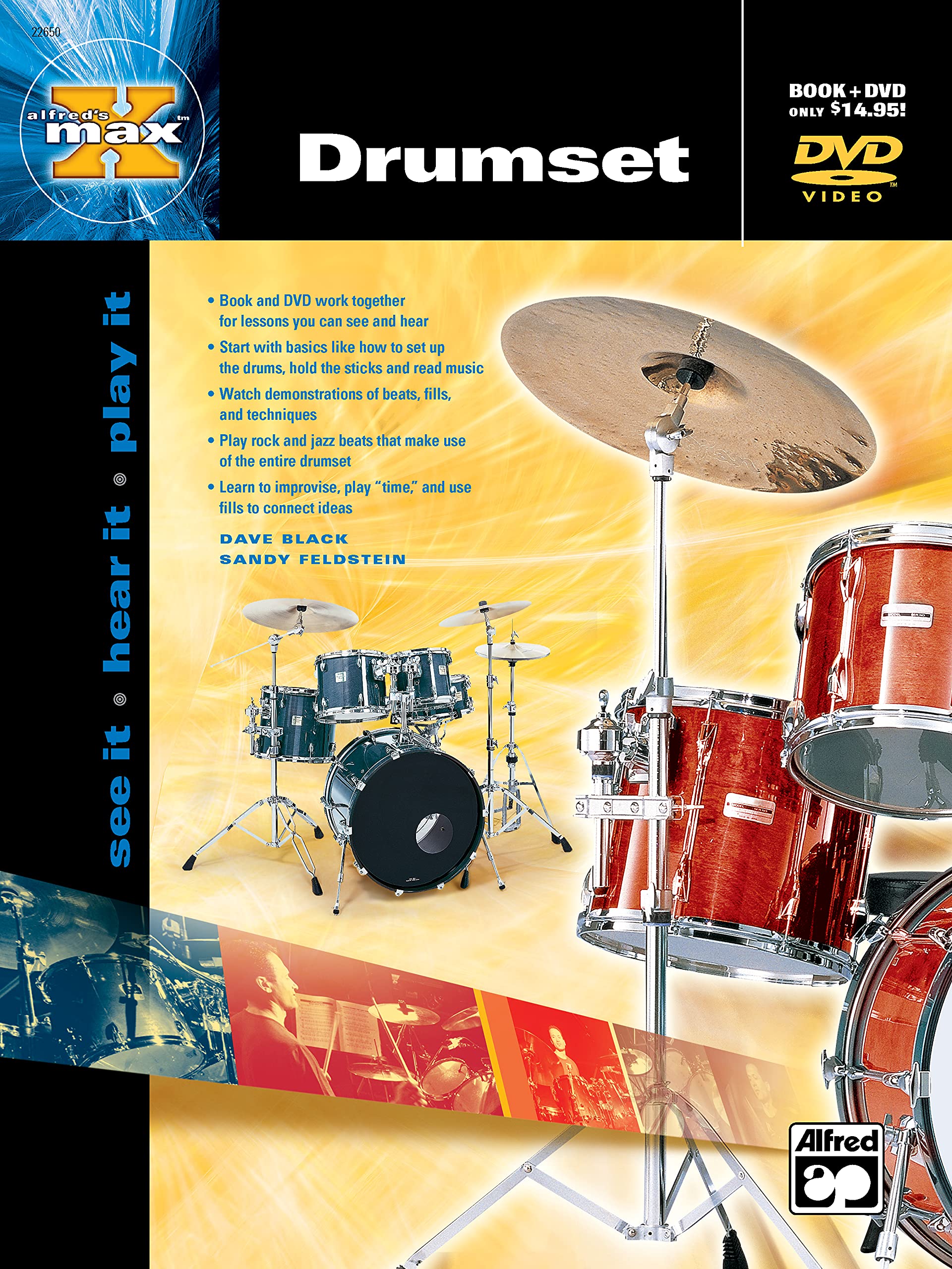 Alfred's MAX Drumset: See It * Hear It * Play It, Book & DVD (Alfred's ...