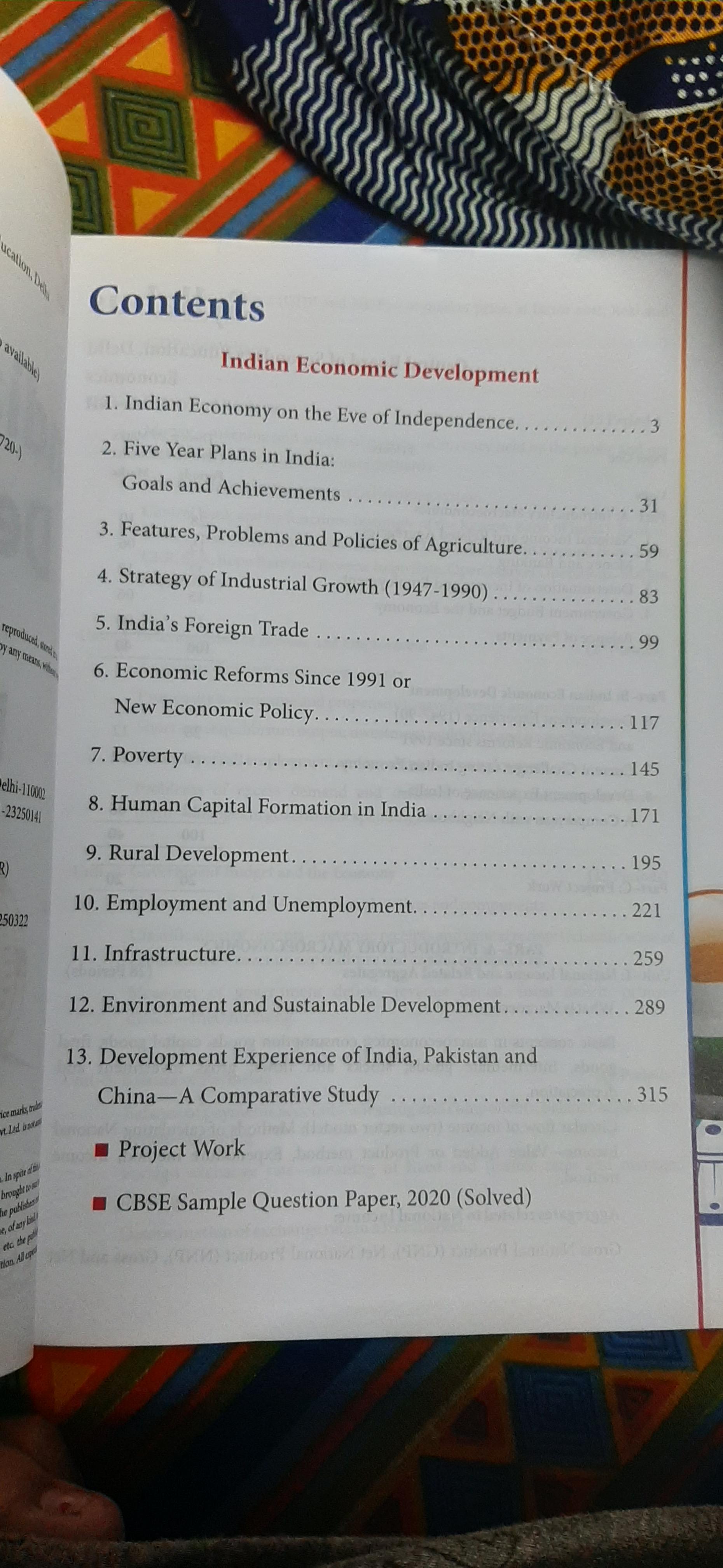 Introductory Macroeconomics And Indian Economic Development CBSE Class ...