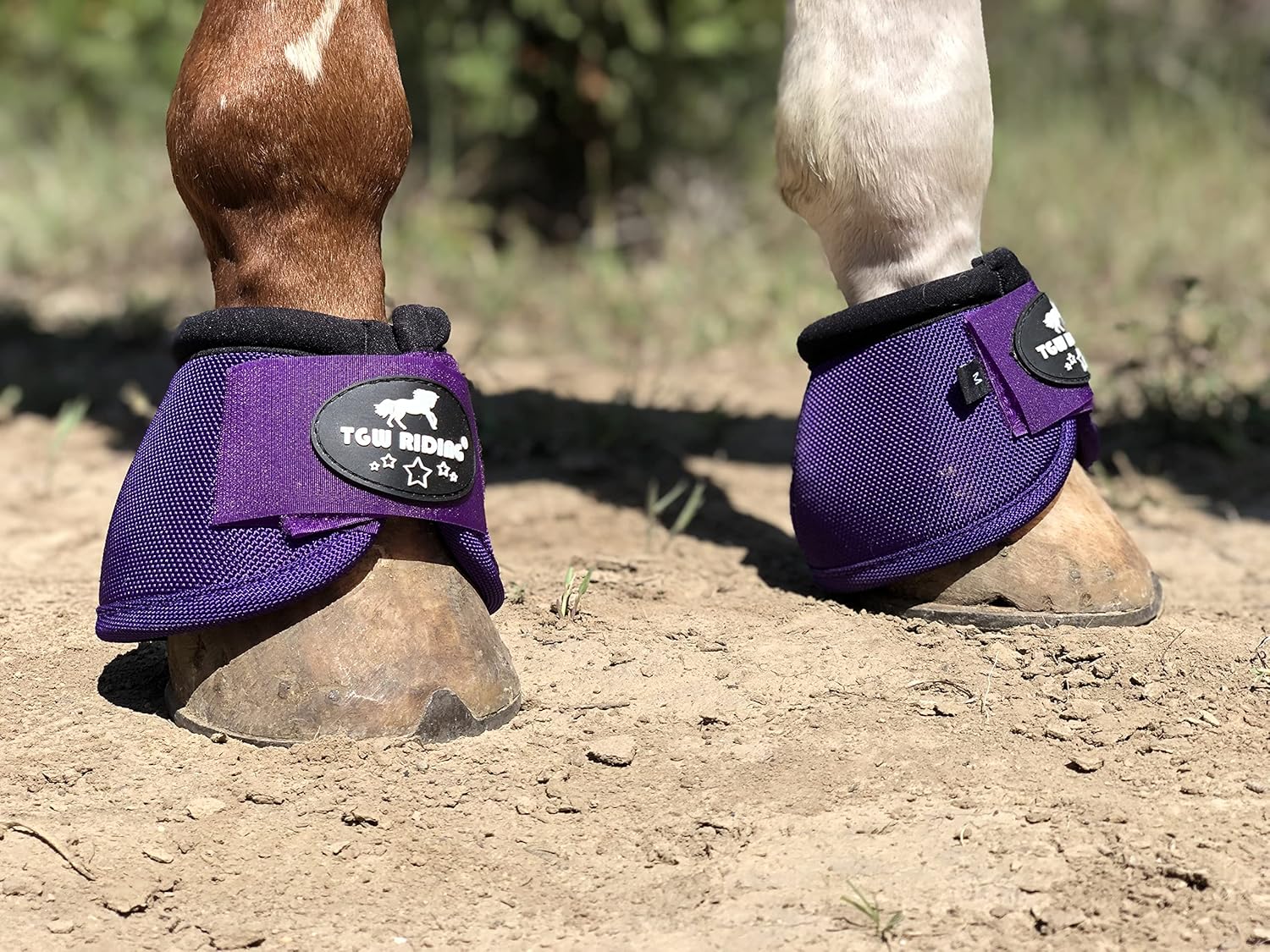 GW RIDING 2520D Horse Bell Boots No-Turn Horse Bell Boots, Equine ...