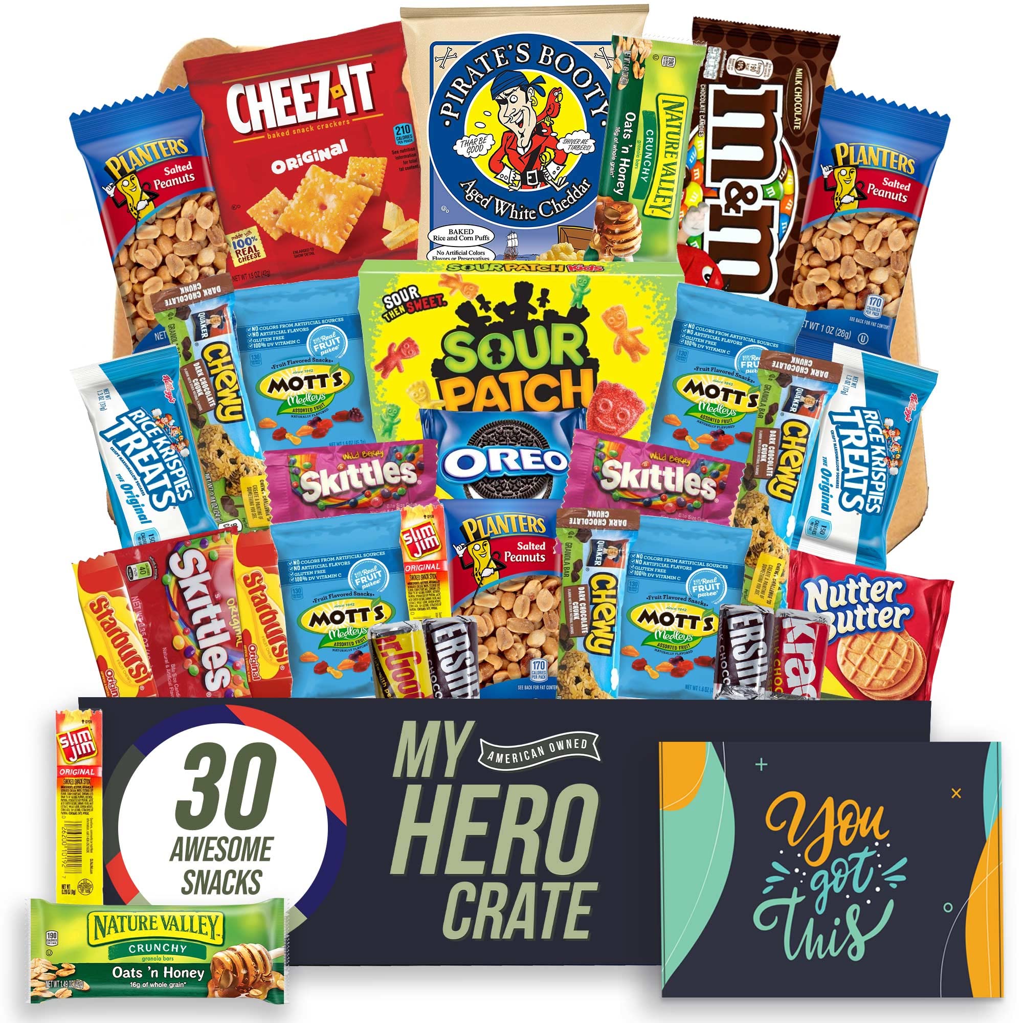 Amazon.com : Military Encouragement - Small Snack Box (30 Piece Variety ...