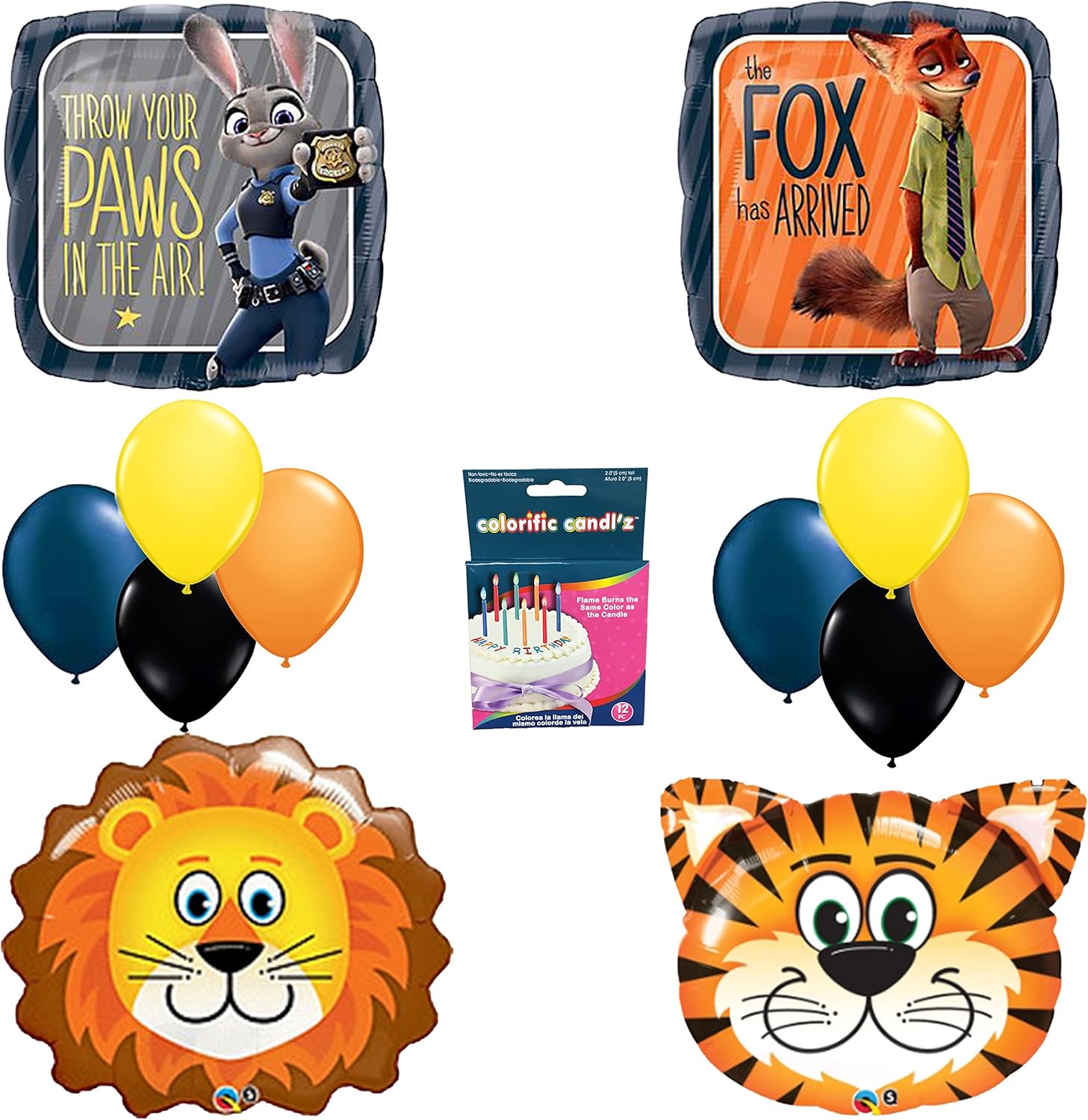 Amazon.co.jp: Zootopia Birthday Party Balloon Decoration Kit : おもちゃ