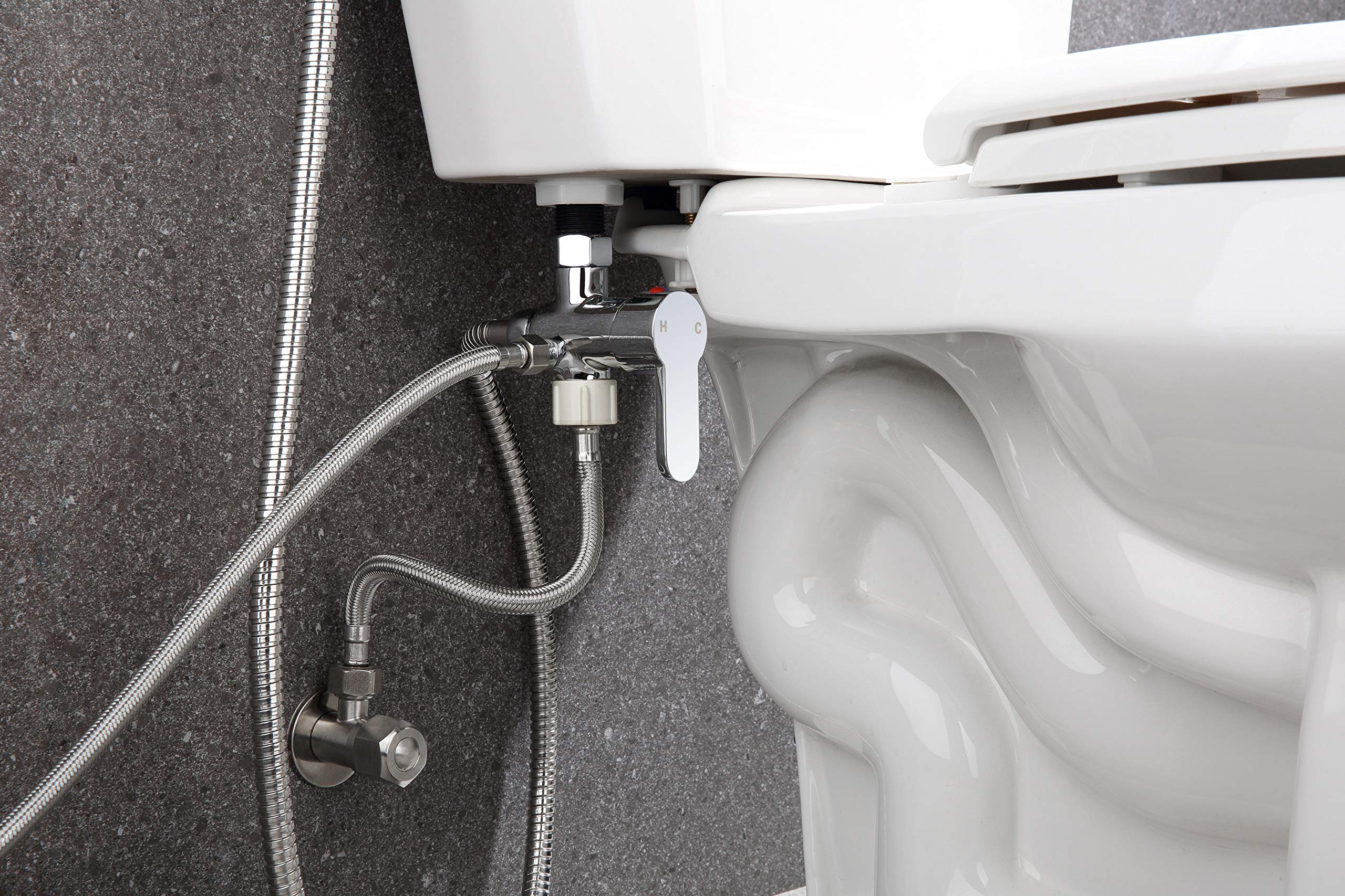 Home TBS Bidet Hot and Cold Handheld Spray Jet Shattaf with 6 inches ...