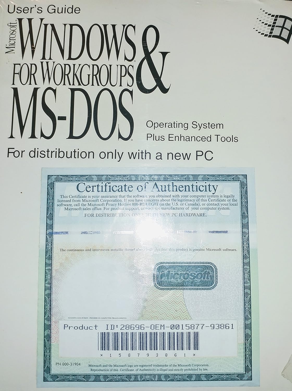 Amazon.com: User's Guide, Microsoft Windows for Workgroups and MS-DOS ...