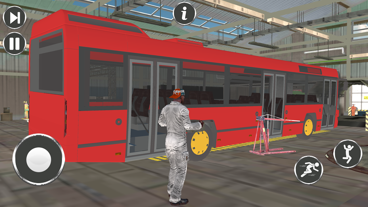 Station Bus Driving Pick & Drop Game: Coach Mechanic Workshop - App on ...