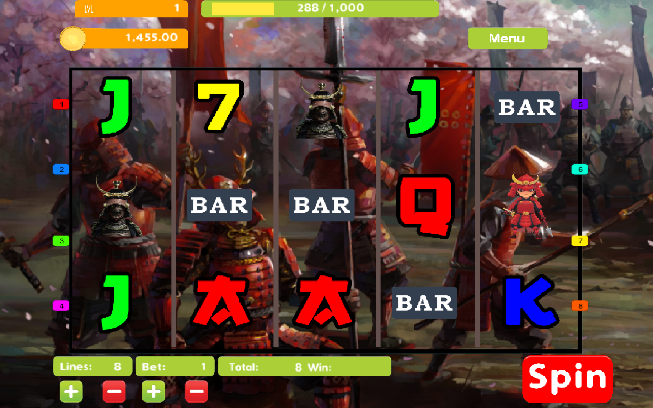 Samurai Japan Warrior Martial Art Master Progressive Jackpot Casino ...