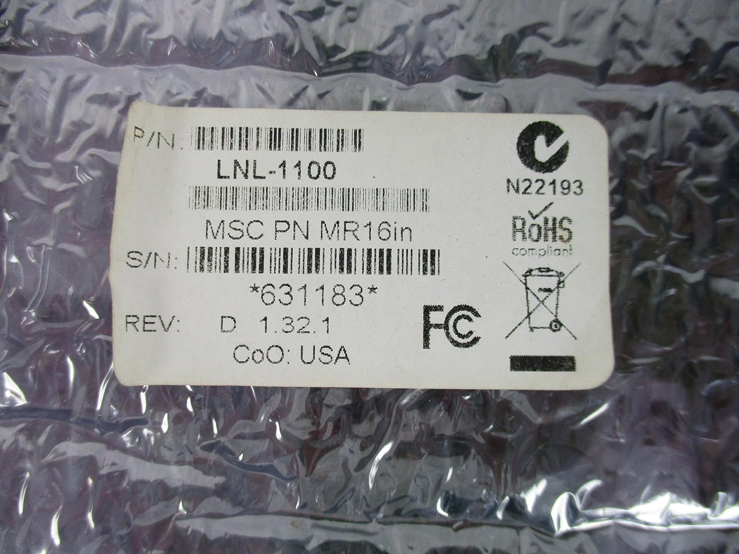 Amazon.com: Lenel LNL-1100 - Security Alarm Input Control Module Board ...