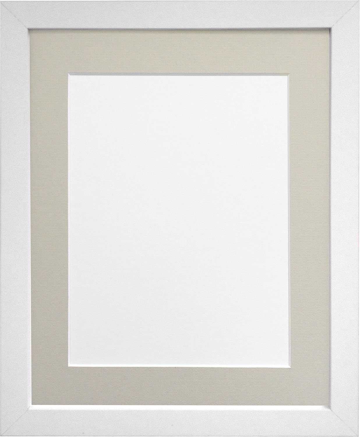 Amazon.com - FRAMES BY POST 25mm White Picture Photo Frame with Light ...