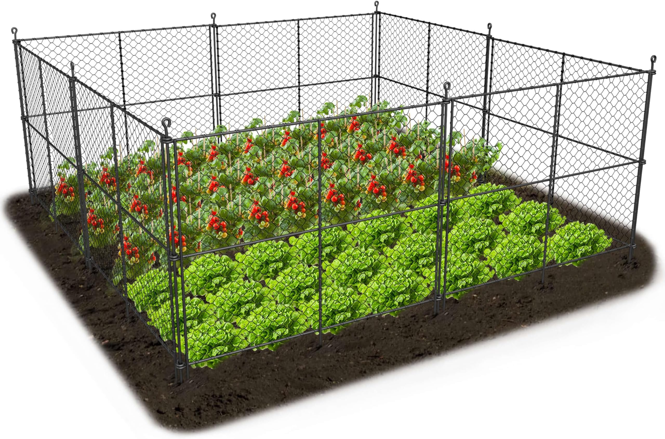 Amazon.com : Gardener's Supply Company Tall Chicken Wire Critter Fence ...