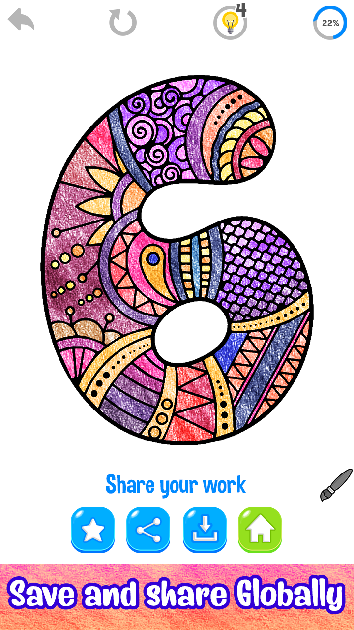 Numbers Color by Number - Adult Color Book:Amazon.co.uk:Appstore for ...