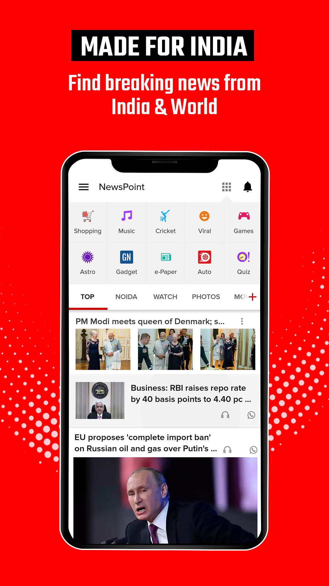 NewsPoint India LIVE News App - App on Amazon Appstore
