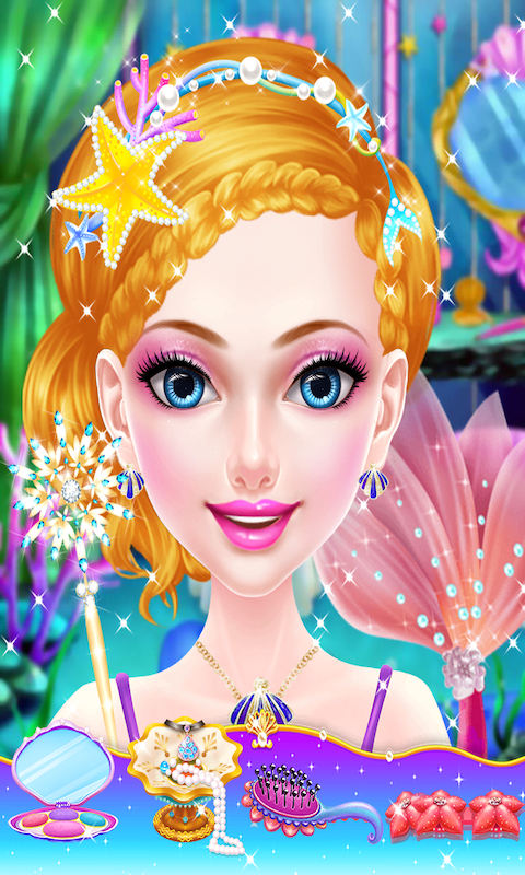 Mermaid Princess : Makeup Salon Games For Girls Beauty Makeover Girls ...