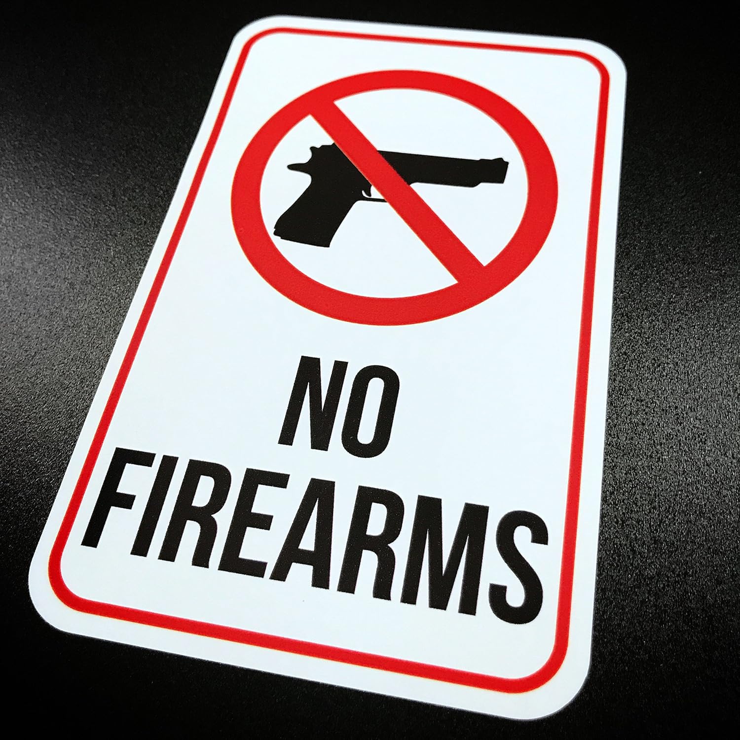 Amazon.com: Lone Star Signs No Firearms - Sticker : Automotive