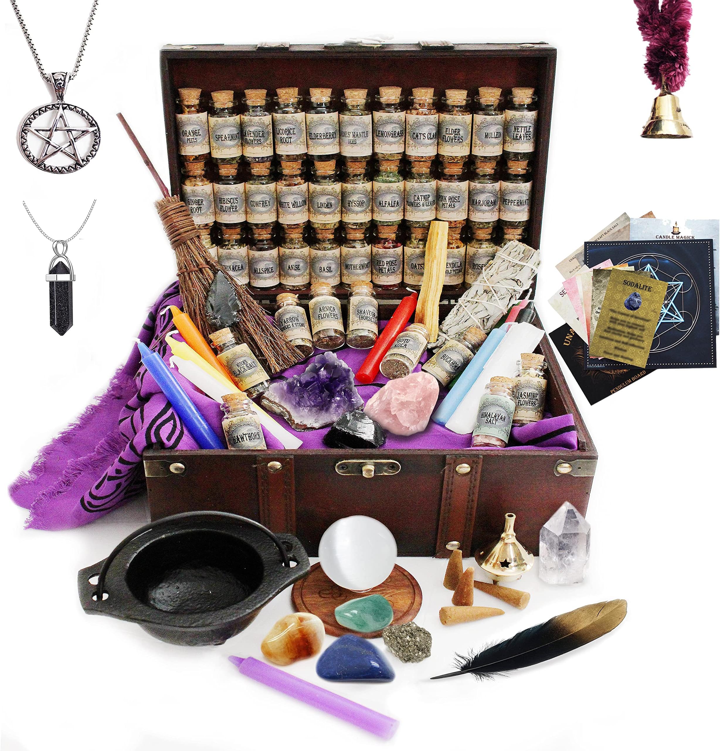 Amazon.com: SHYSHINY Huge Witchcraft Kit, 200Pack Witchcraft Supplies ...
