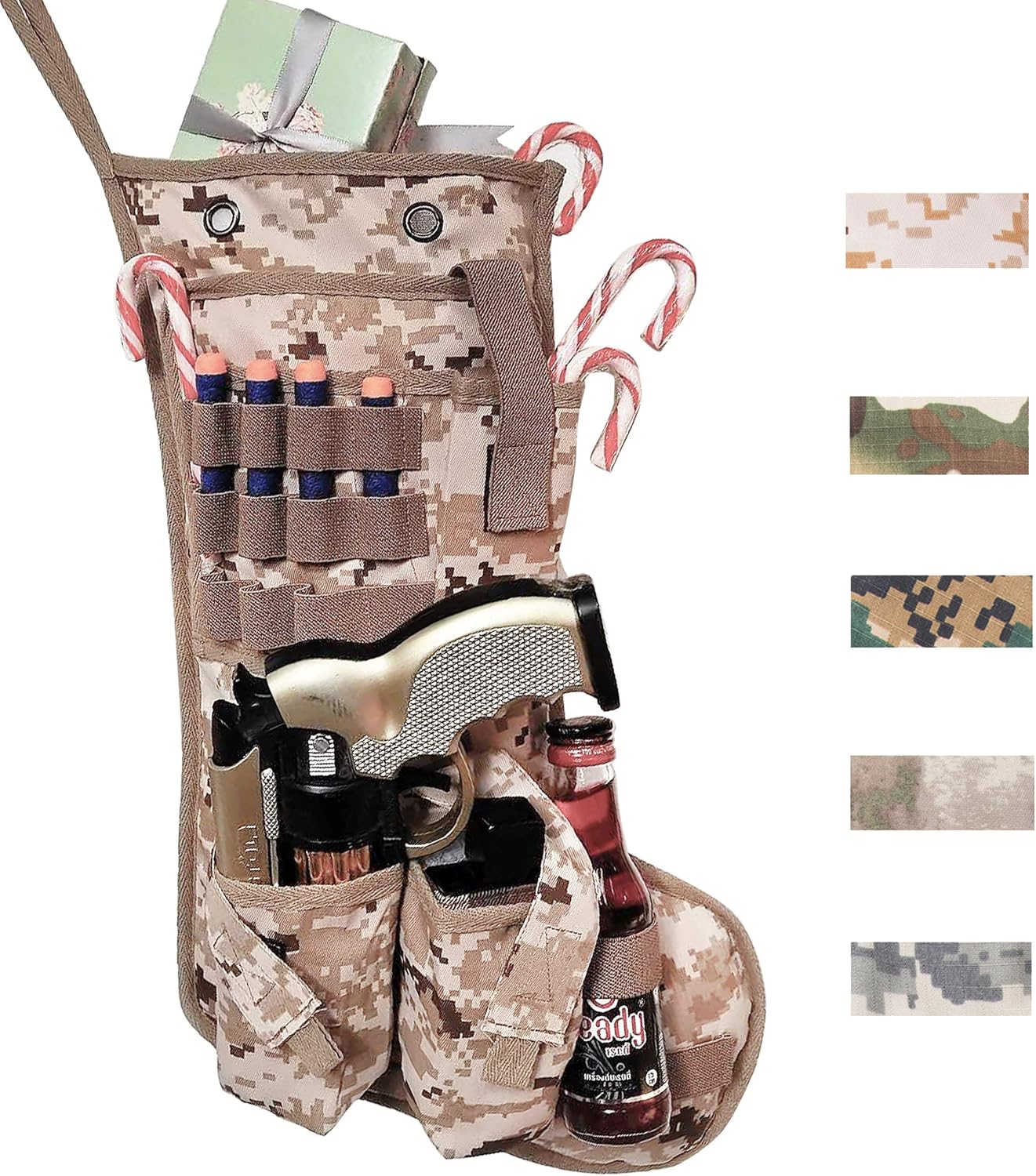 Amazon.com: Beyond Your Thoughts Tactical Christmas Stockings US ...