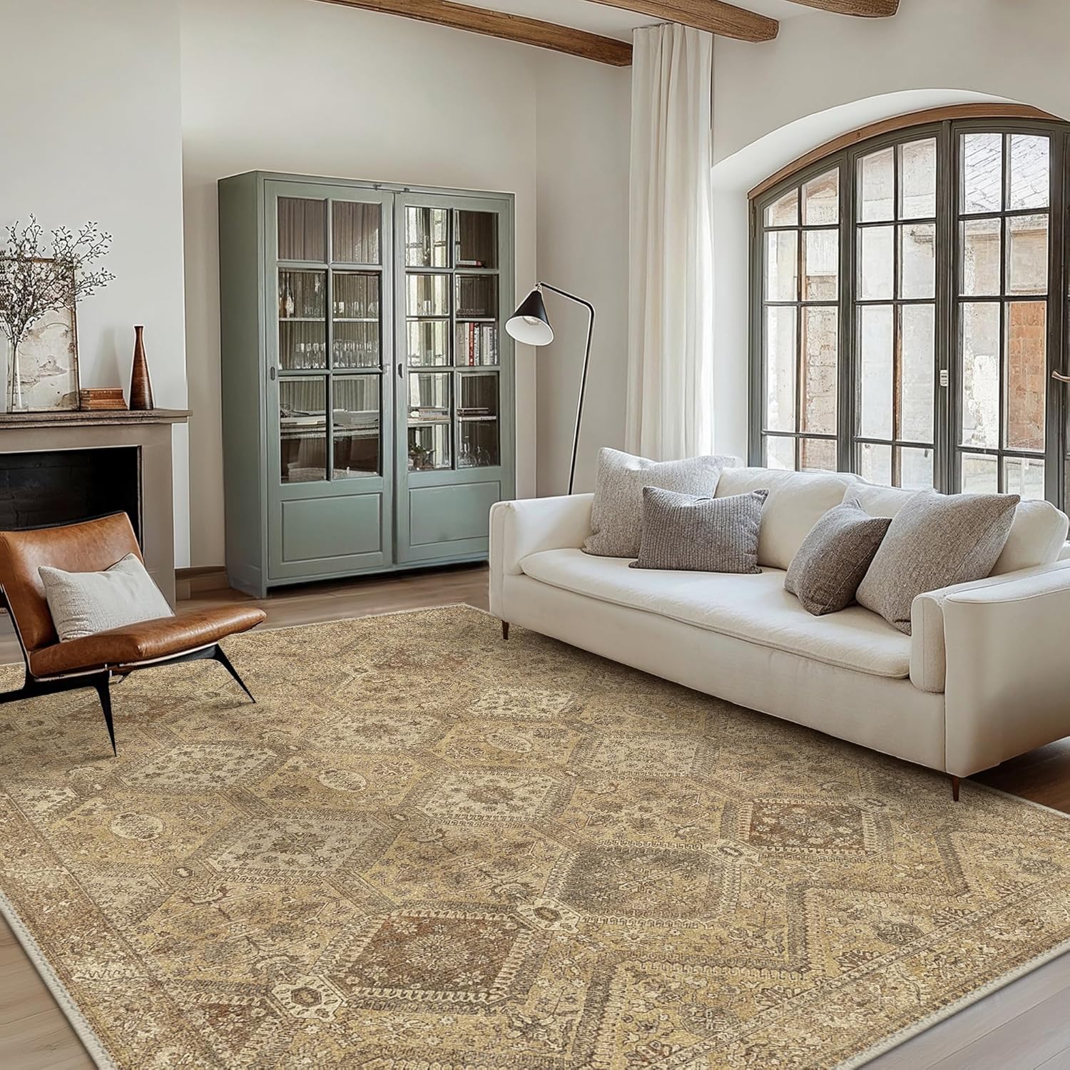 Amazon.com: Bavni 5x7 Area Rugs for Living Room, Machine Washable Rug ...