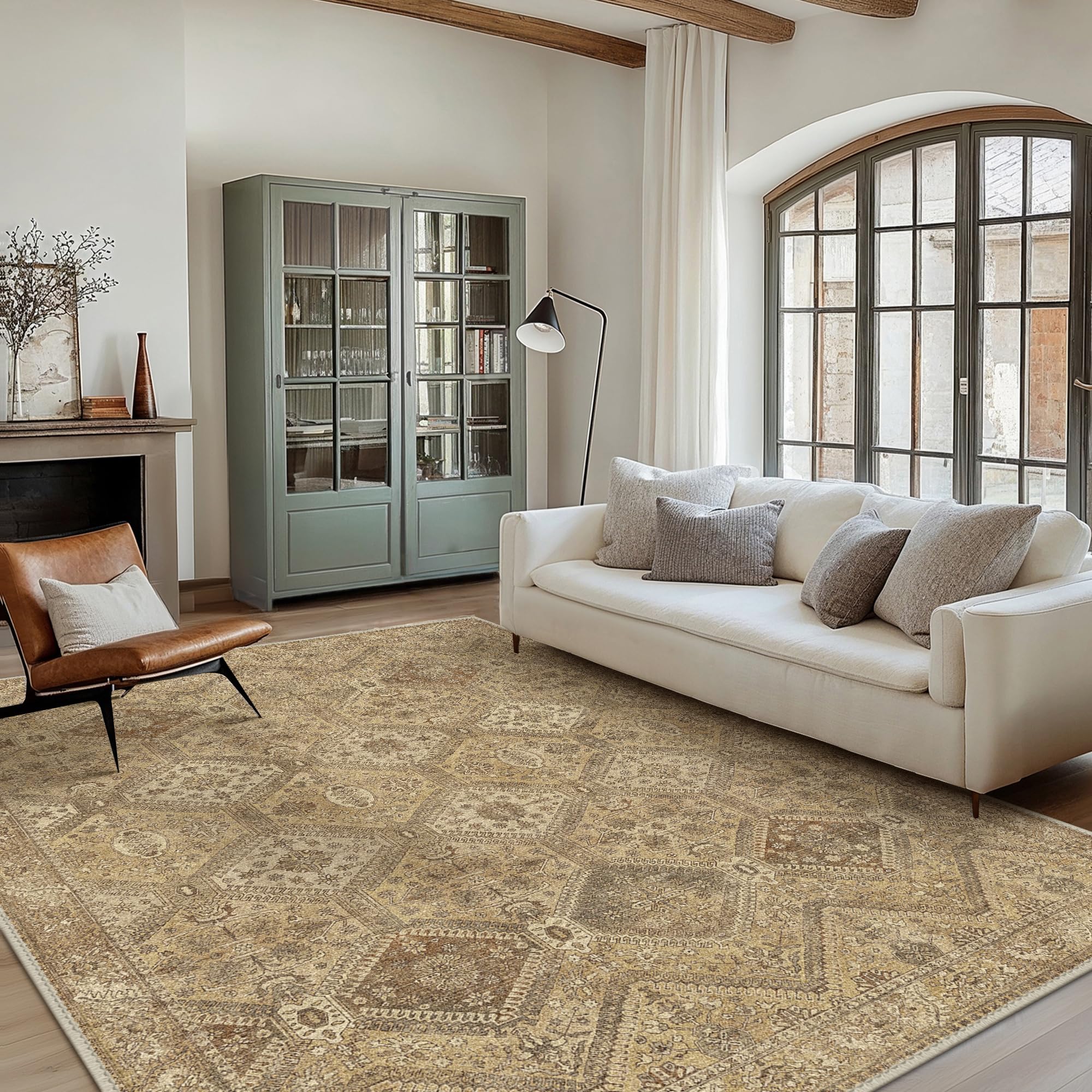 Amazon.com: Bavni 5x7 Area Rugs for Living Room, Machine Washable Rug ...