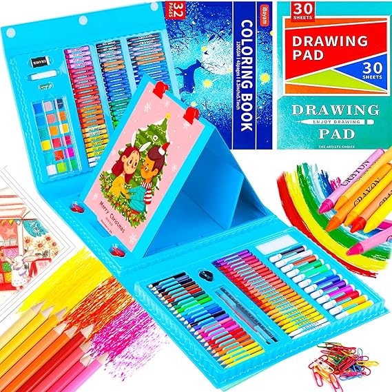 Amazon.com: iBayam Art Kit, Art Supplies Drawing Kits, Arts and Crafts ...