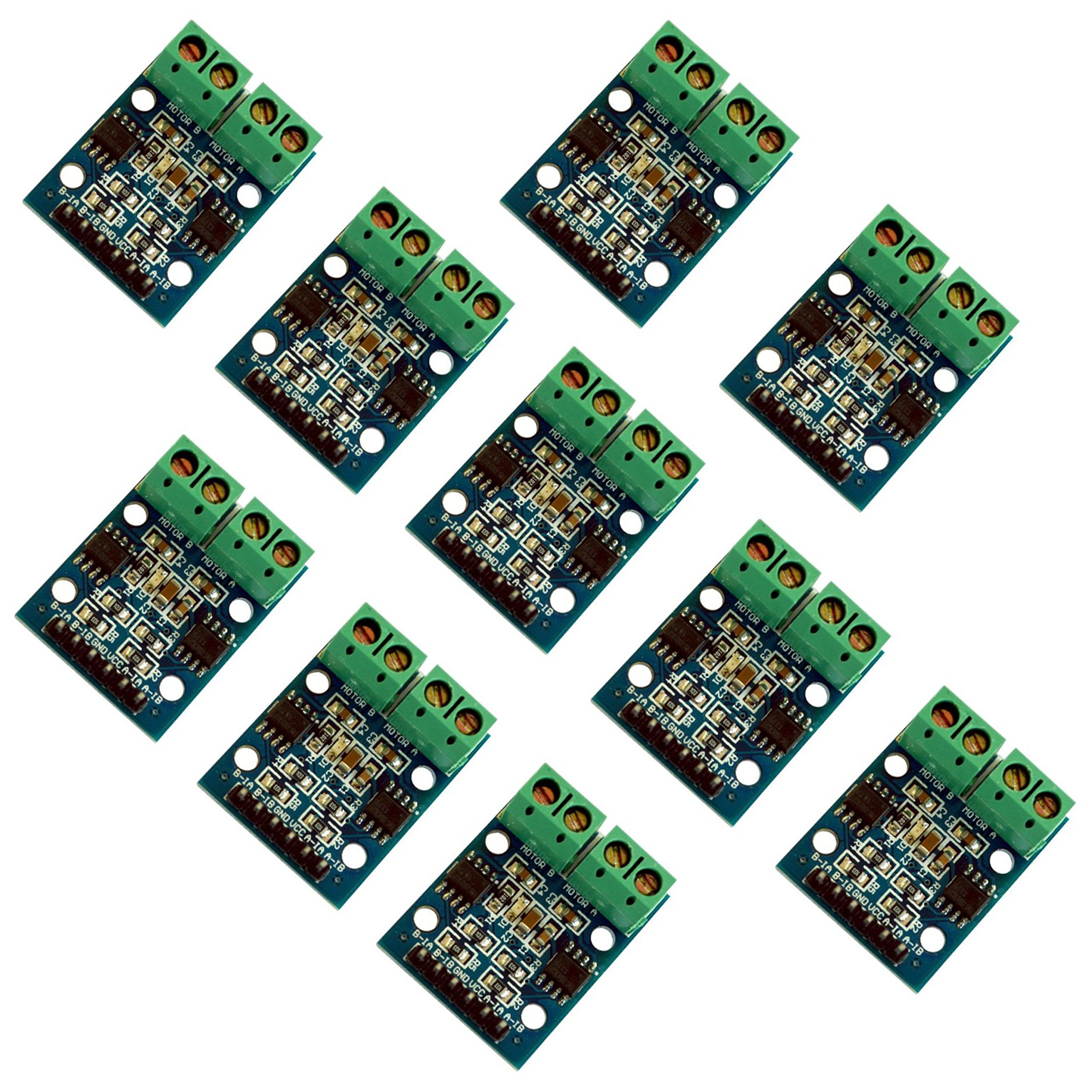 Buy 10pcs L9110 Dual Channel DC Motor/Stepper Motor Driver Module 2.5V ...