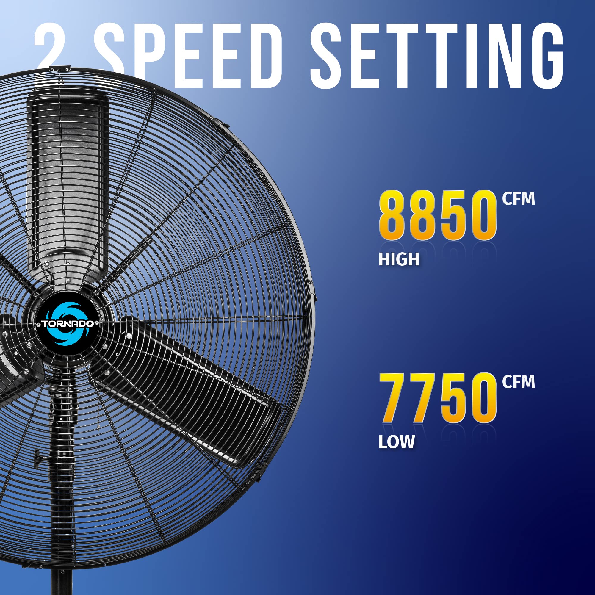 Snapklik.com : 30 Inch Commercial Industrial Oscillating Stationary ...