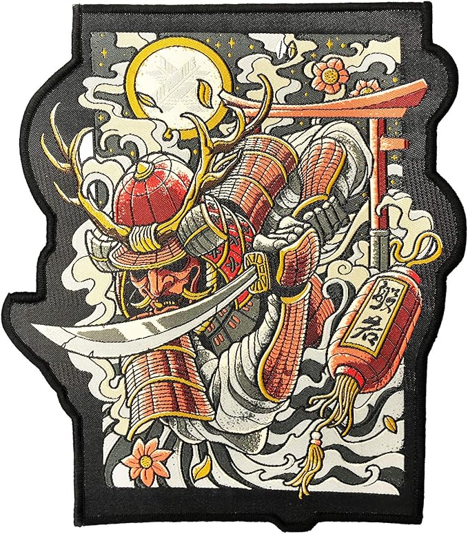 Ronin Oni Bushi Samurai - Parche táctico para mochila y chaquetas ...