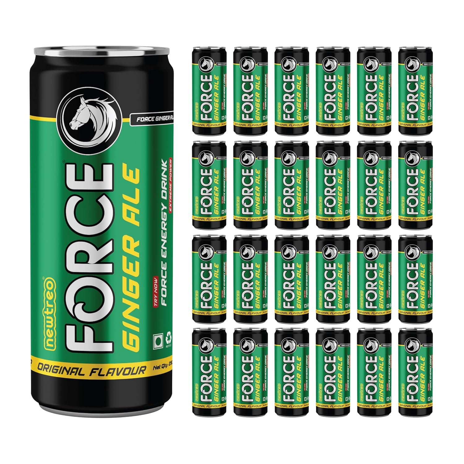 Force Ginger Ale | Premium Ginger Ale | Natural Ginger & Lemon ...