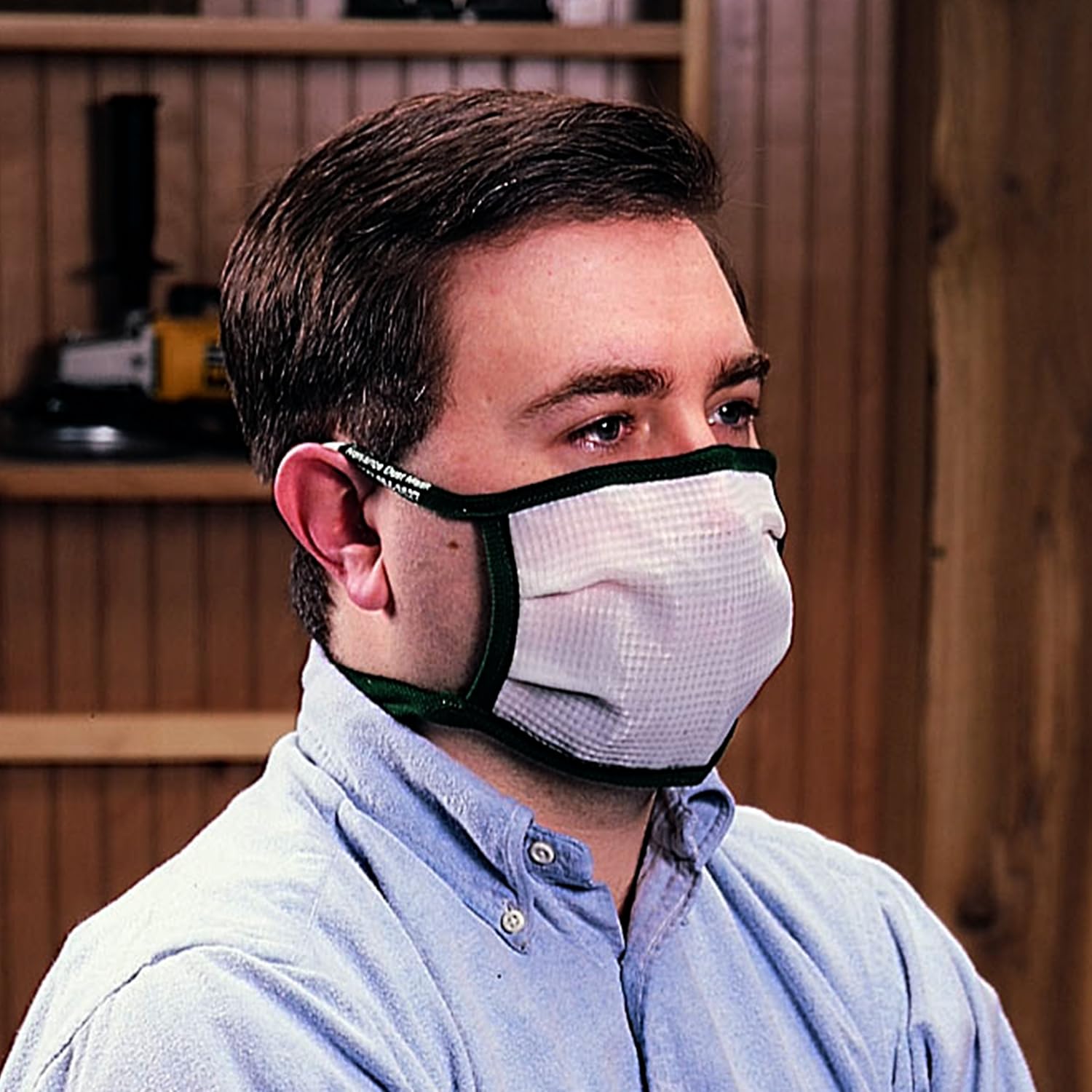 Medium Dust Bee Gone Mask - Blue Edging: Safety Masks: Amazon.com ...