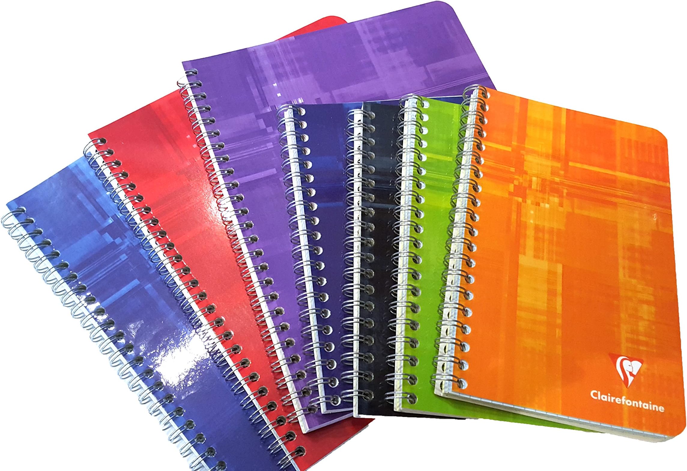 Amazon.com : Clairefontaine Wirebound Book 6X8.25 Graph Assorted colors ...