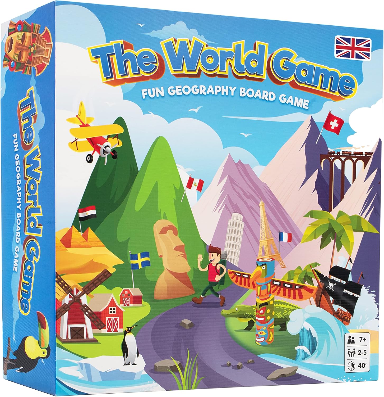 The World Game - Fun Geography Board Game - Educational Game for Kids ...