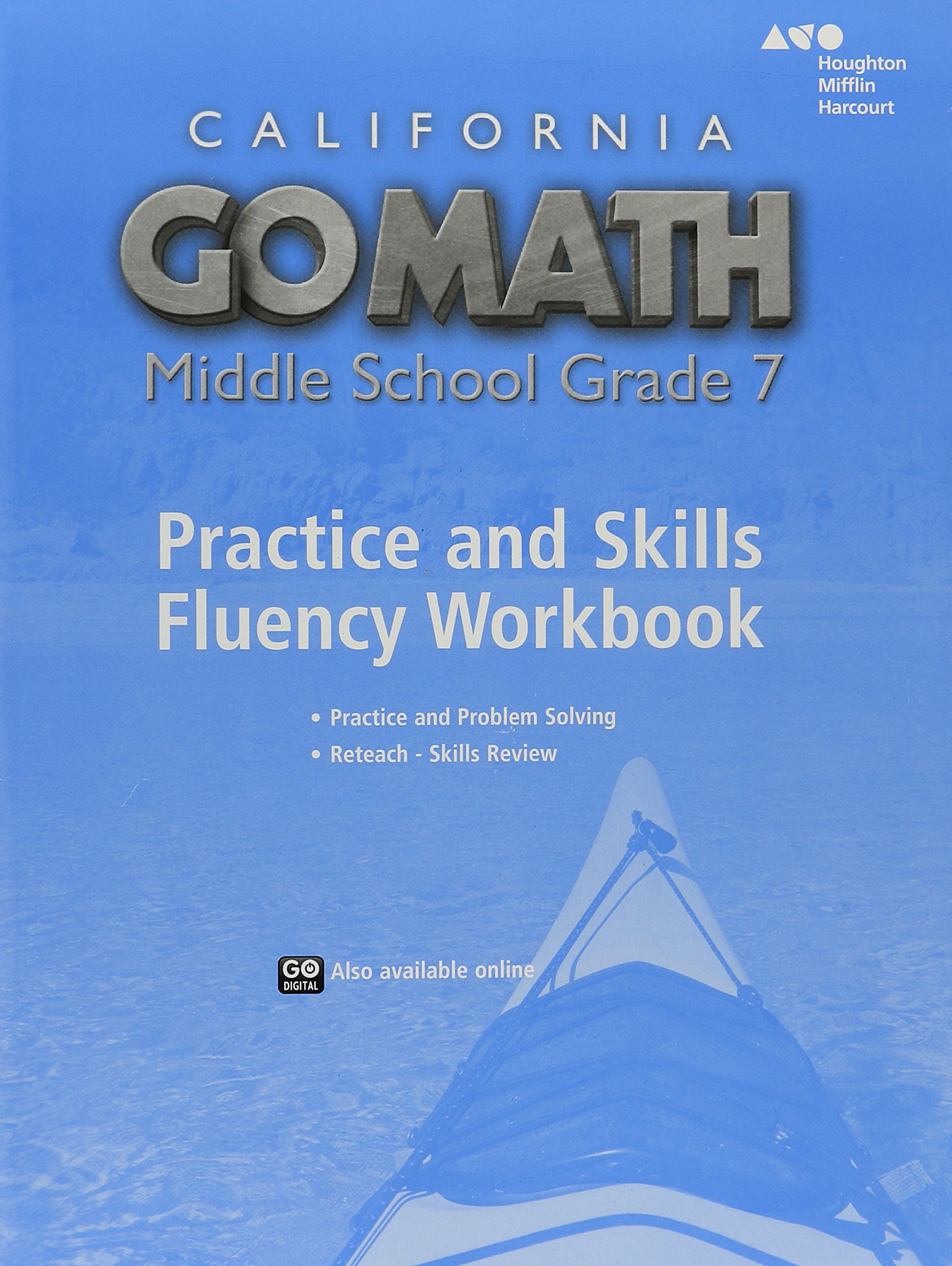 Practice Fluency Workbook Grade 7 (Go Math!): Holt Mcdougal ...