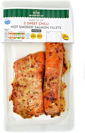 Morrisons Hot Smoked Sweett Chilli Salmon Fillets, 180g : Amazon.co.uk ...