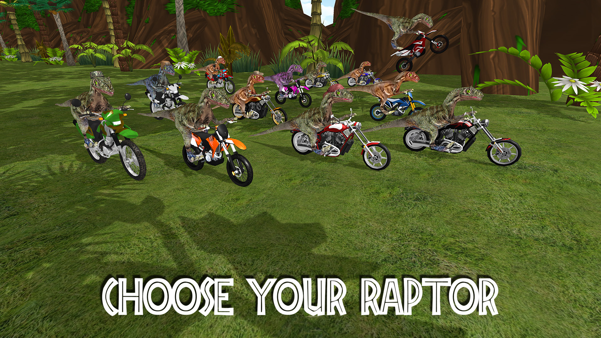 MotoRaptor - Velociraptor Moto Racer - Jurassic Dinosaur Games Rider ...