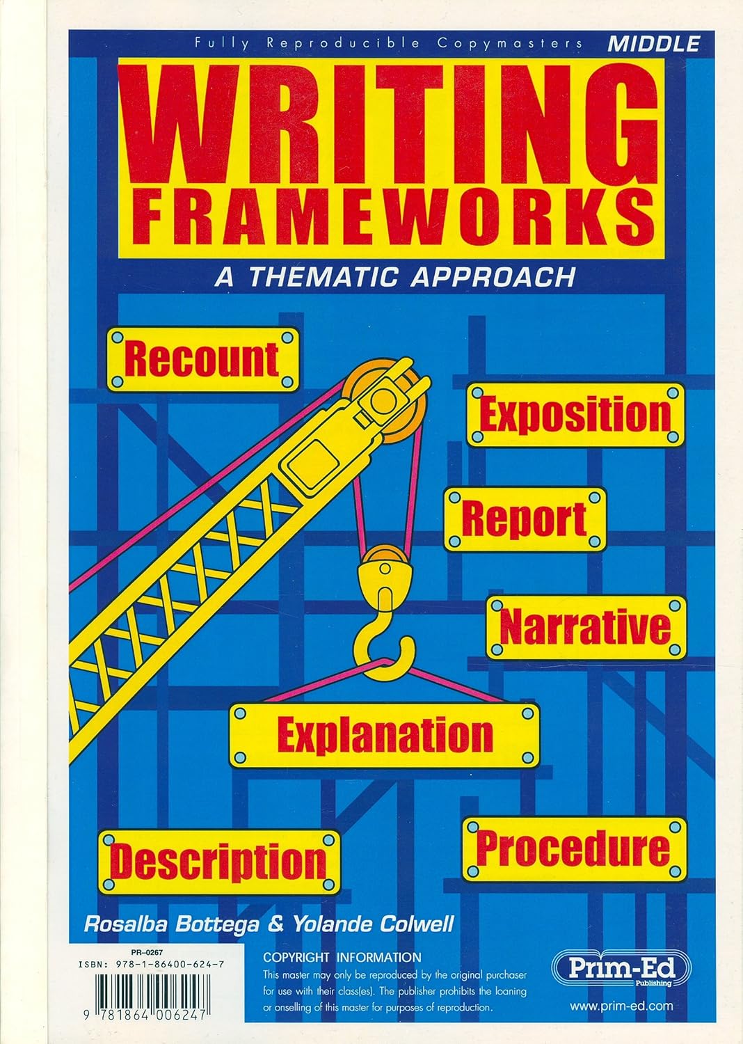 Writing Frameworks Middle: A Thematic Approach: Bottega, Rosalba ...