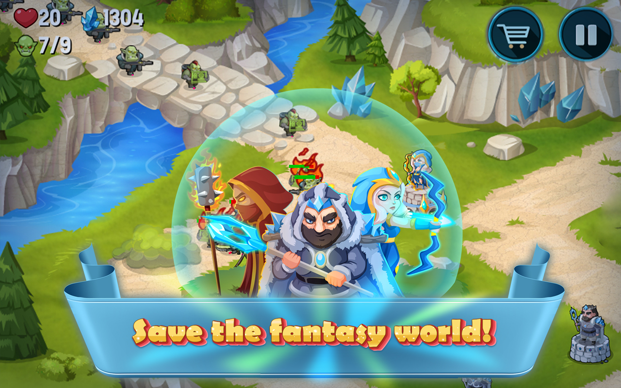 Hardest Tower Defence - Mages VS Orcs Battle Fight - App on Amazon Appstore