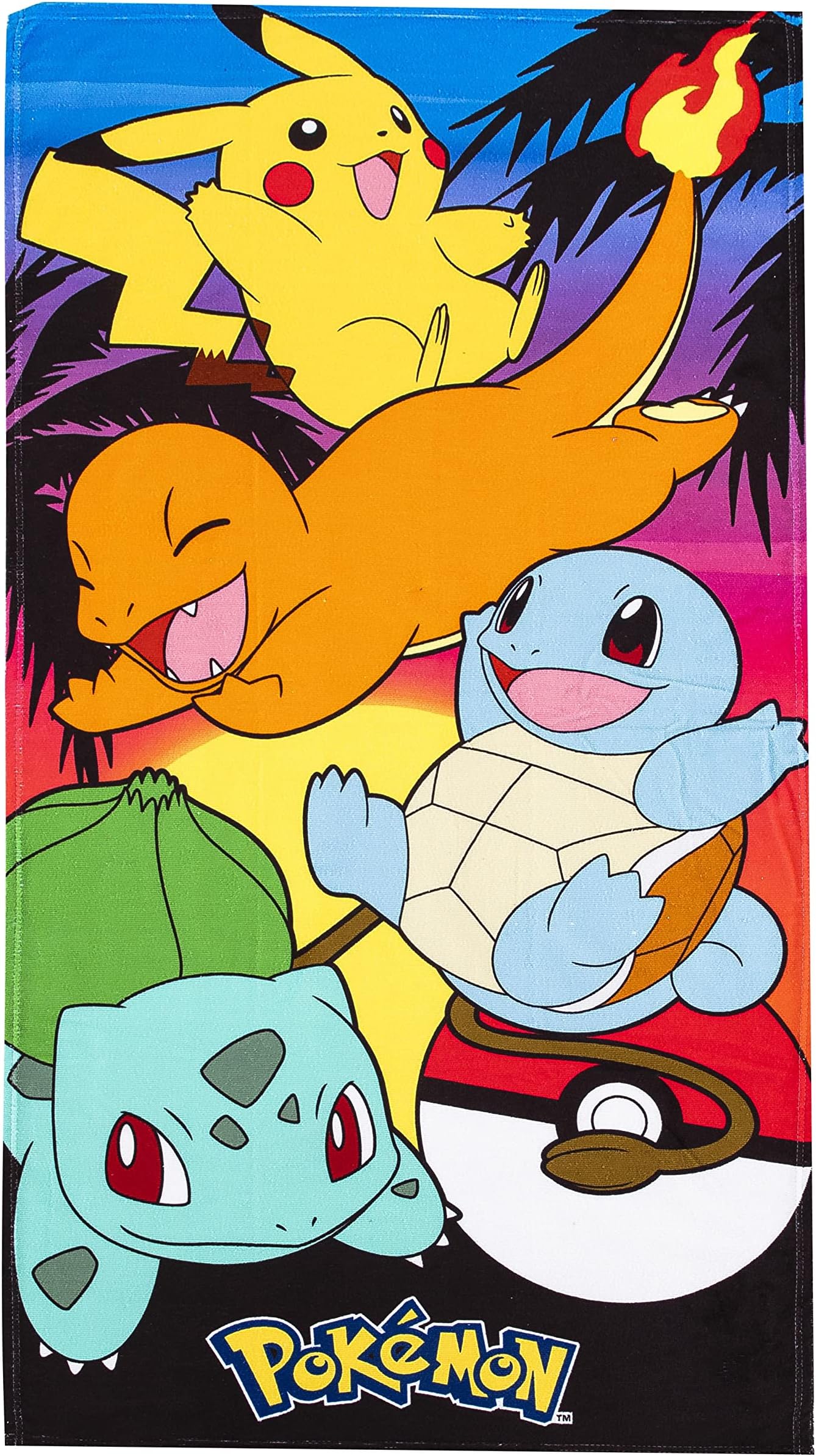 Franco Pokemon Anime - Toalla de Toalla de Rizo de algodón Suave súper ...