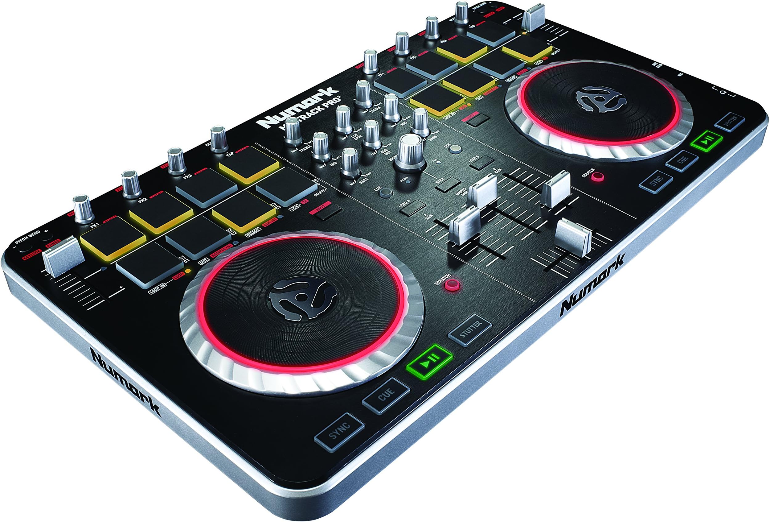 Amazon.com: Numark Mixtrack Pro II USB DJ Controller with Integrated ...