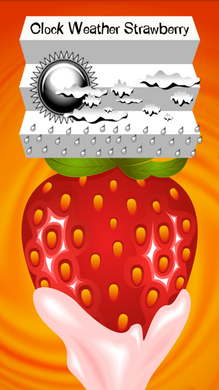 Clock Weather Strawberry - App on Amazon Appstore