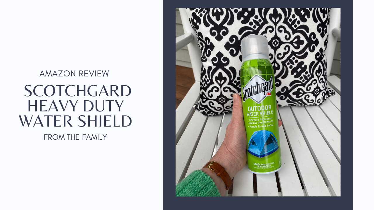 Watch Scotchgard Heavy Duty Water Shield for Outdoors Review on Amazon Live