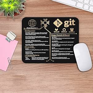 Designfullprint Git Cheat Sheet - Alfombrilla de Mouse para Ingenieros ...