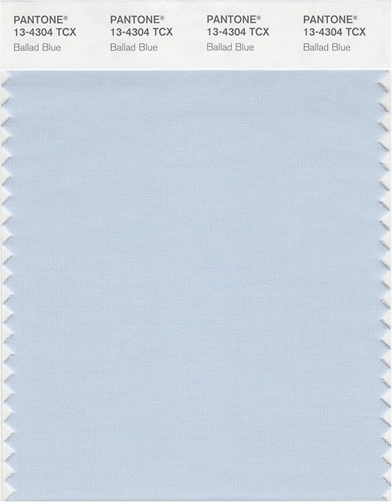 PANTONE Smart 13-4304X Color Swatch Card, Ballad Blue - Wall Decor ...