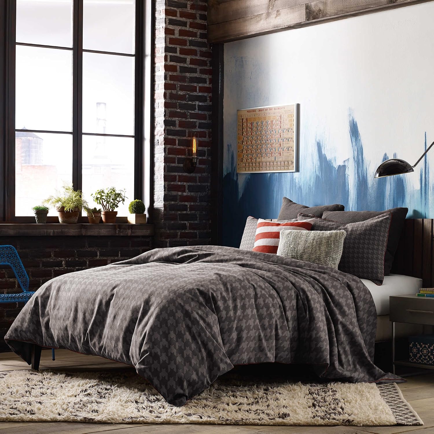 Amazon.com: Studio 3B Kyle Schuneman Stellan grey masculine twin xl ...