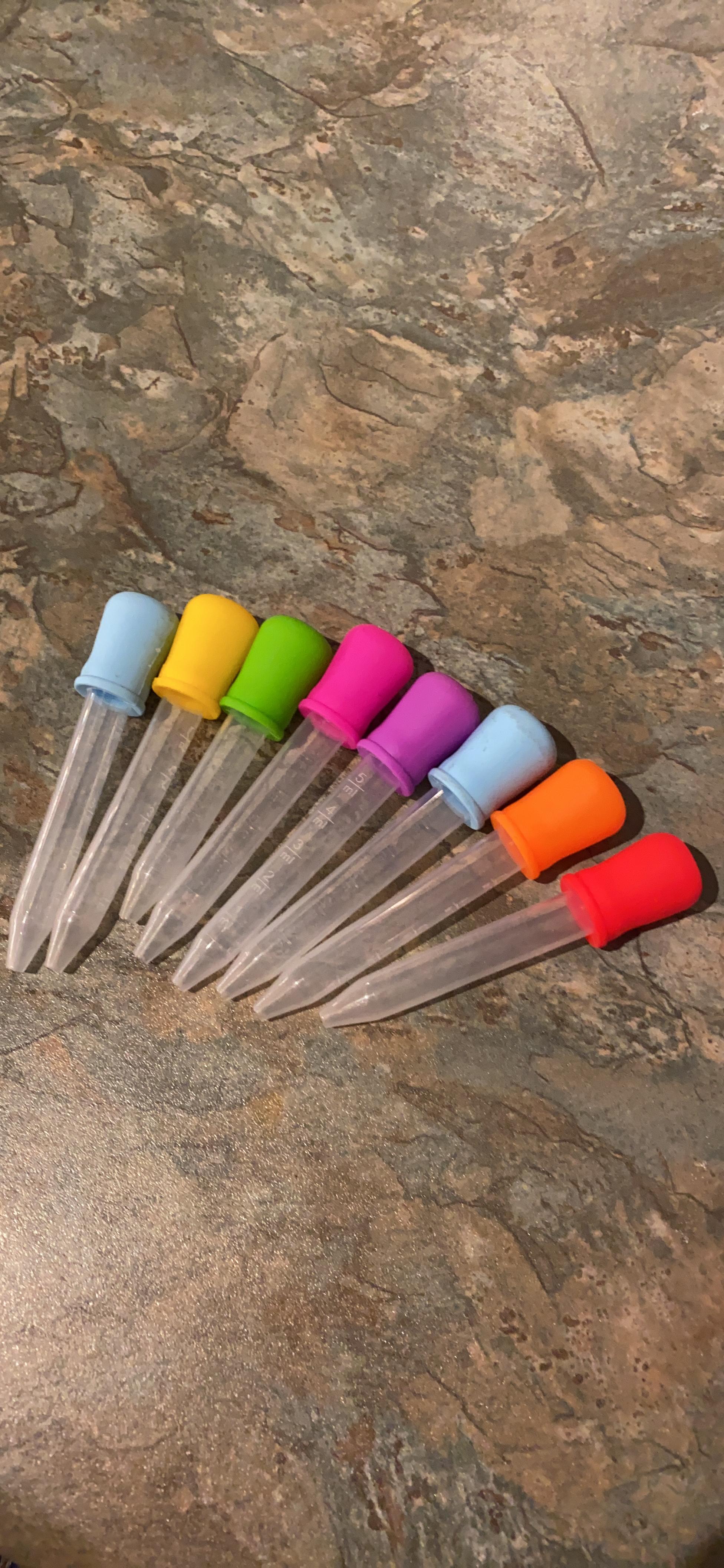 ALINK 10-Pack Liquid Droppers - Assorted Colors - Food Safe and Premium ...