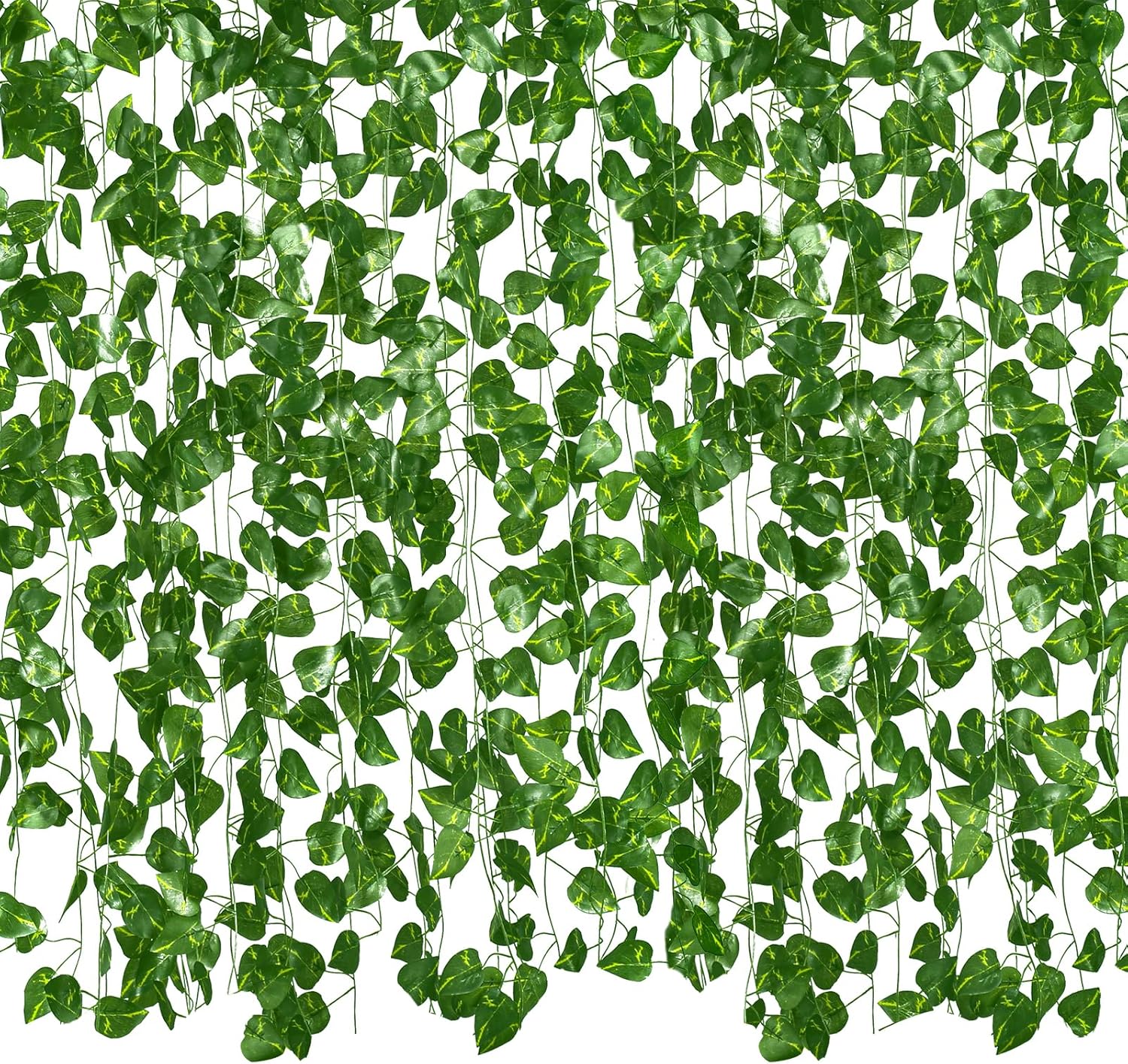 Amazon.com: GTIDEA Fake Vines, 12 Pack 84 Feet Artificial Hanging ...