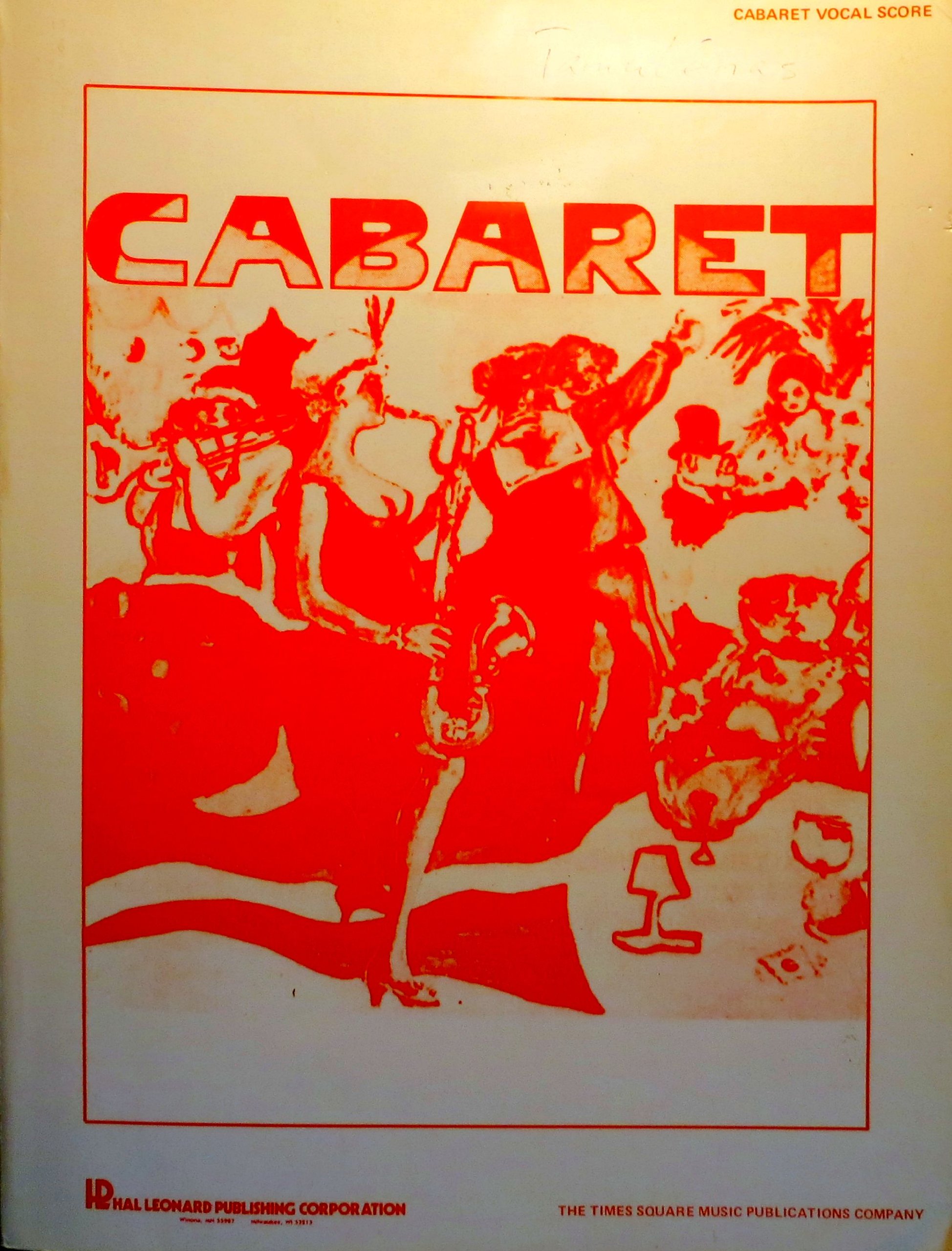 Cabaret (Vocal Score): Fred Ebb, John Kander: 9780881884692: Amazon.com ...