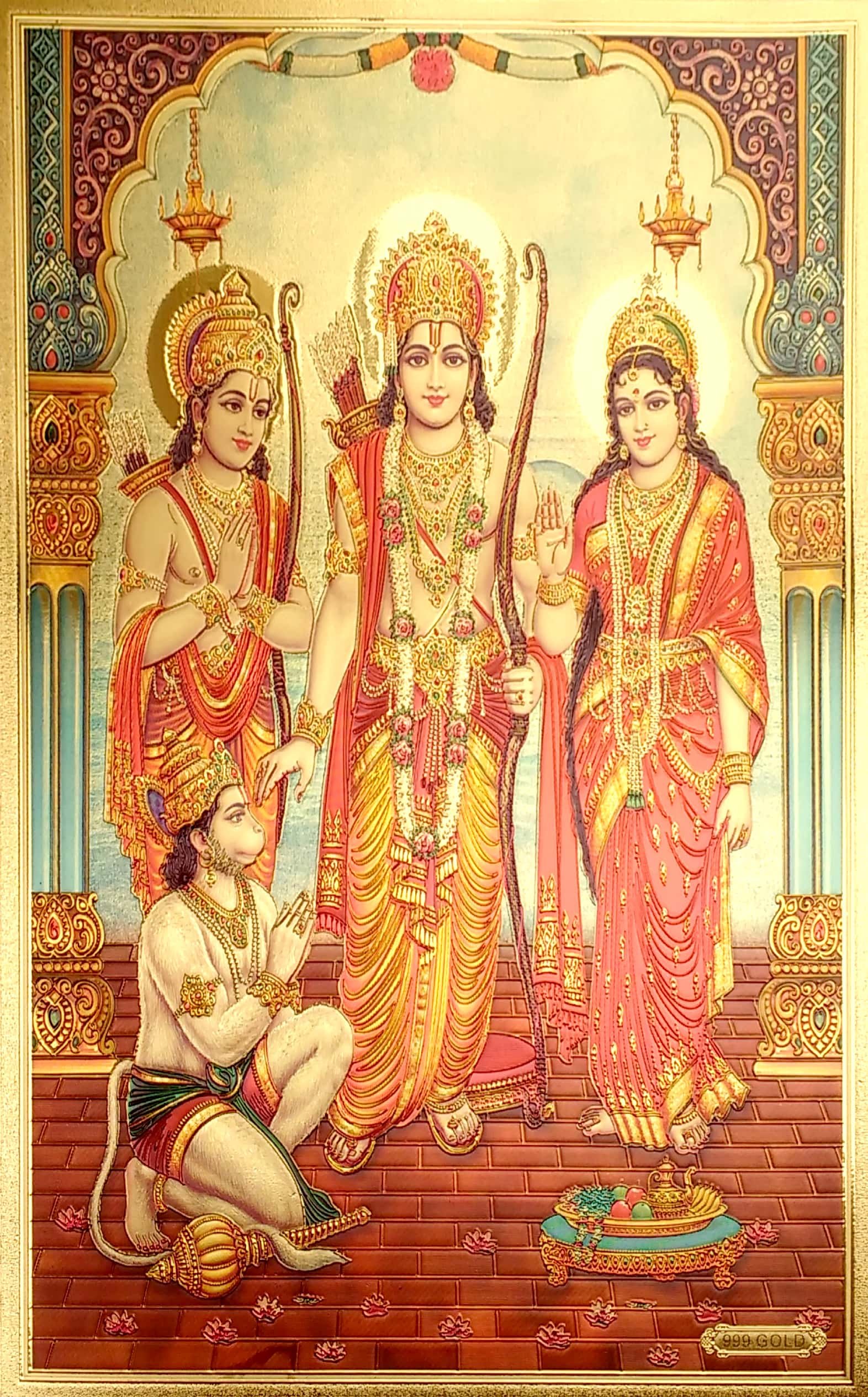 Buy ADA Handicraft Hindu Lord Goddess God Photo for Pooja and Wall ...